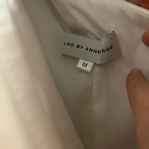 Anne Barge | Dresses | Lwd By Anne Barge Jadore Asymmetrical Ruffle ...